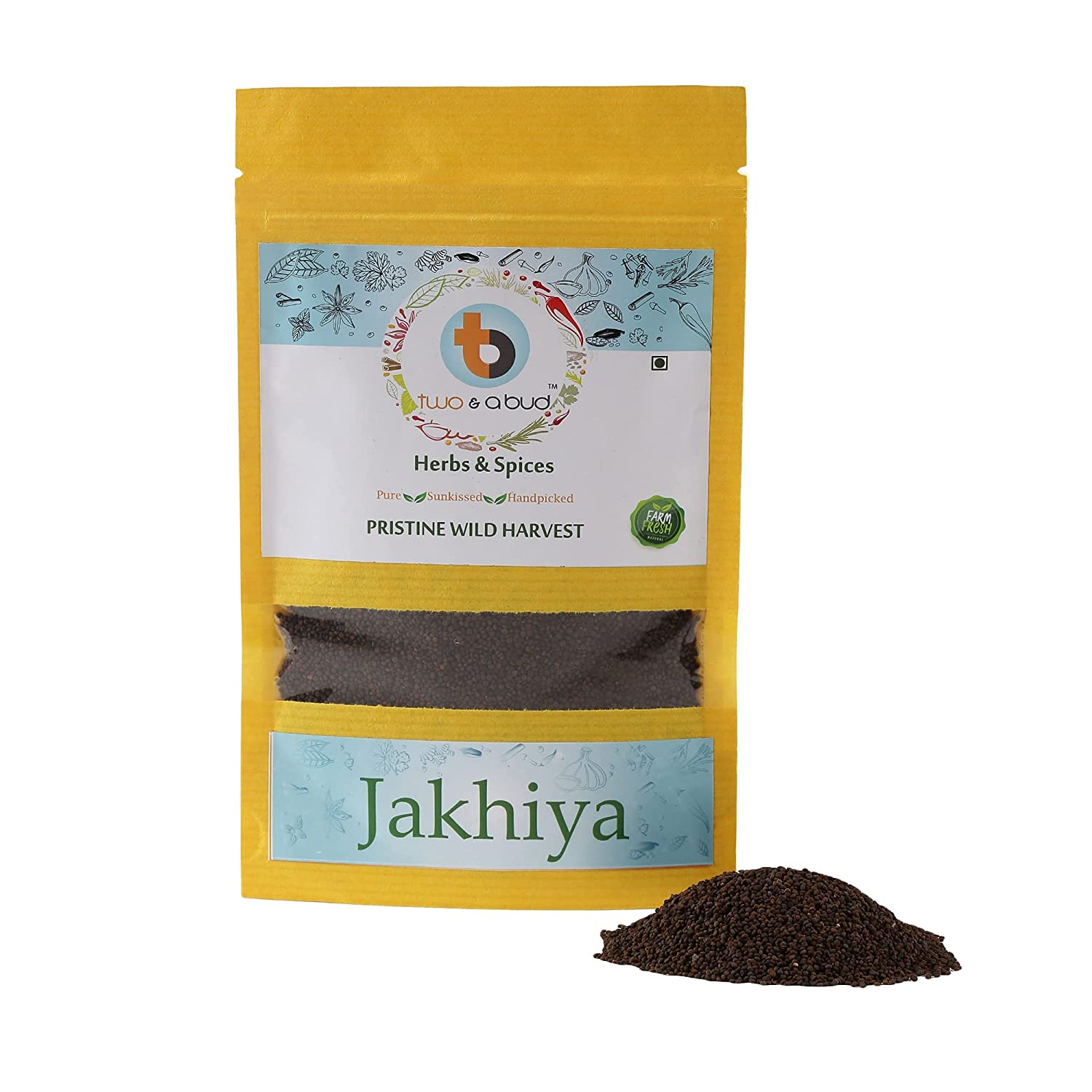Two & a Bud Organic Jakhiya Seeds - 50 g | Himalayan Produce | Manuall ...